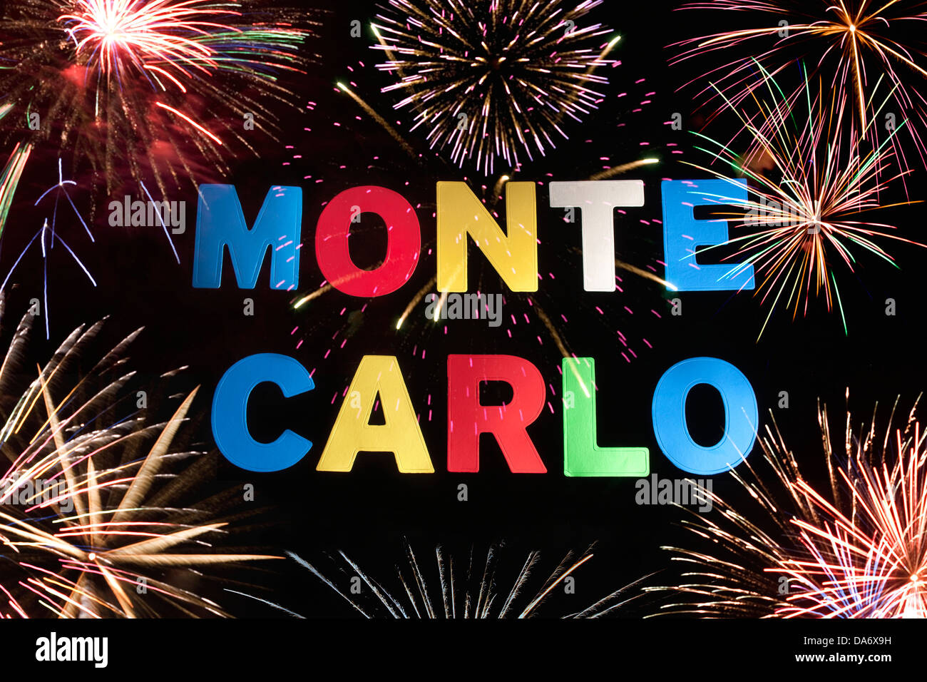 MONTE CARLO MONACO SIGN Stock Photo - Alamy