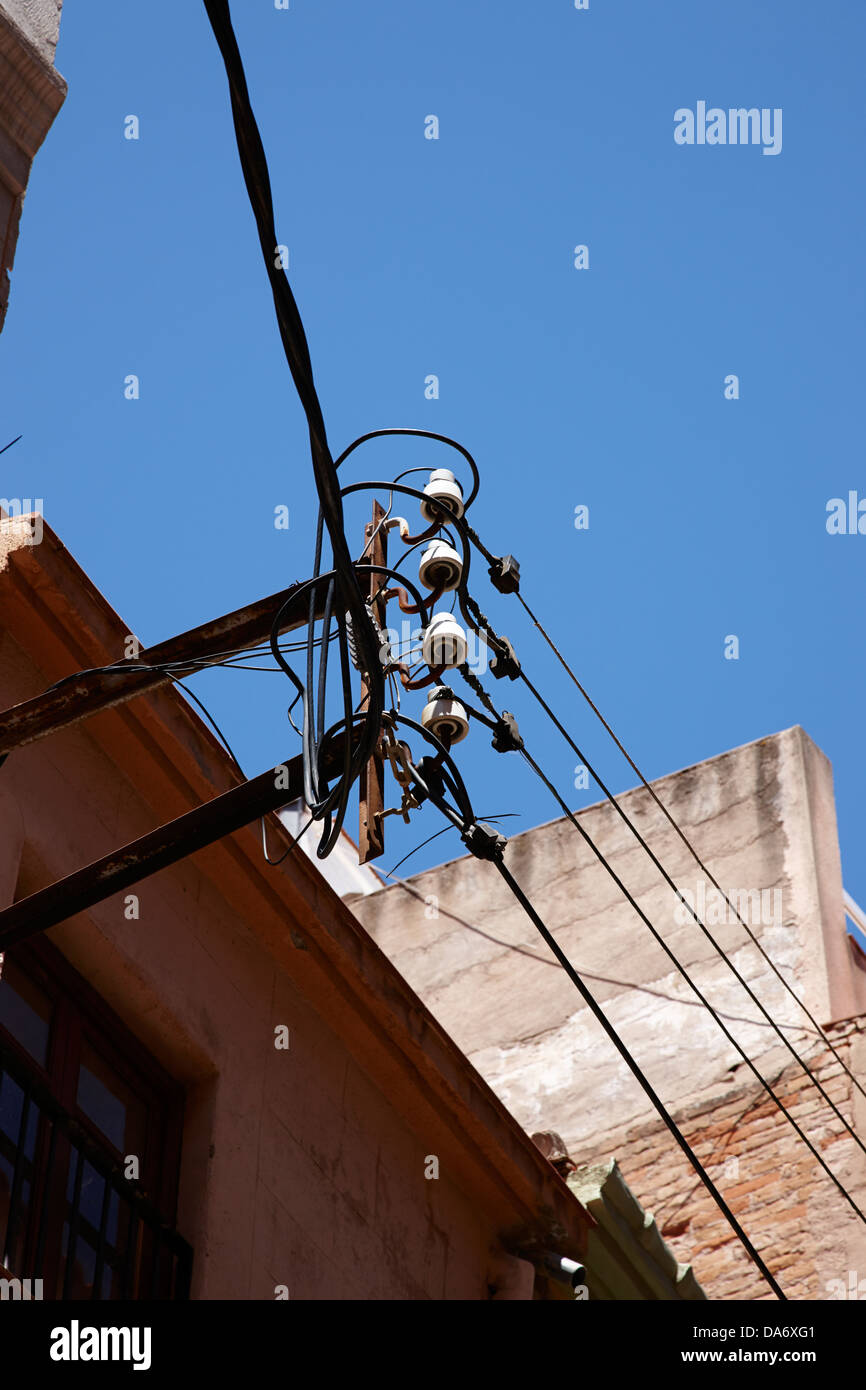 Overhead telephone line hi-res stock photography and images - Alamy