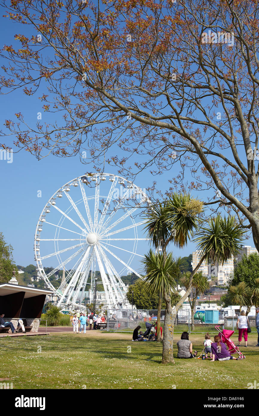 Millennium wheel in Torquay Stock Photo - Alamy
