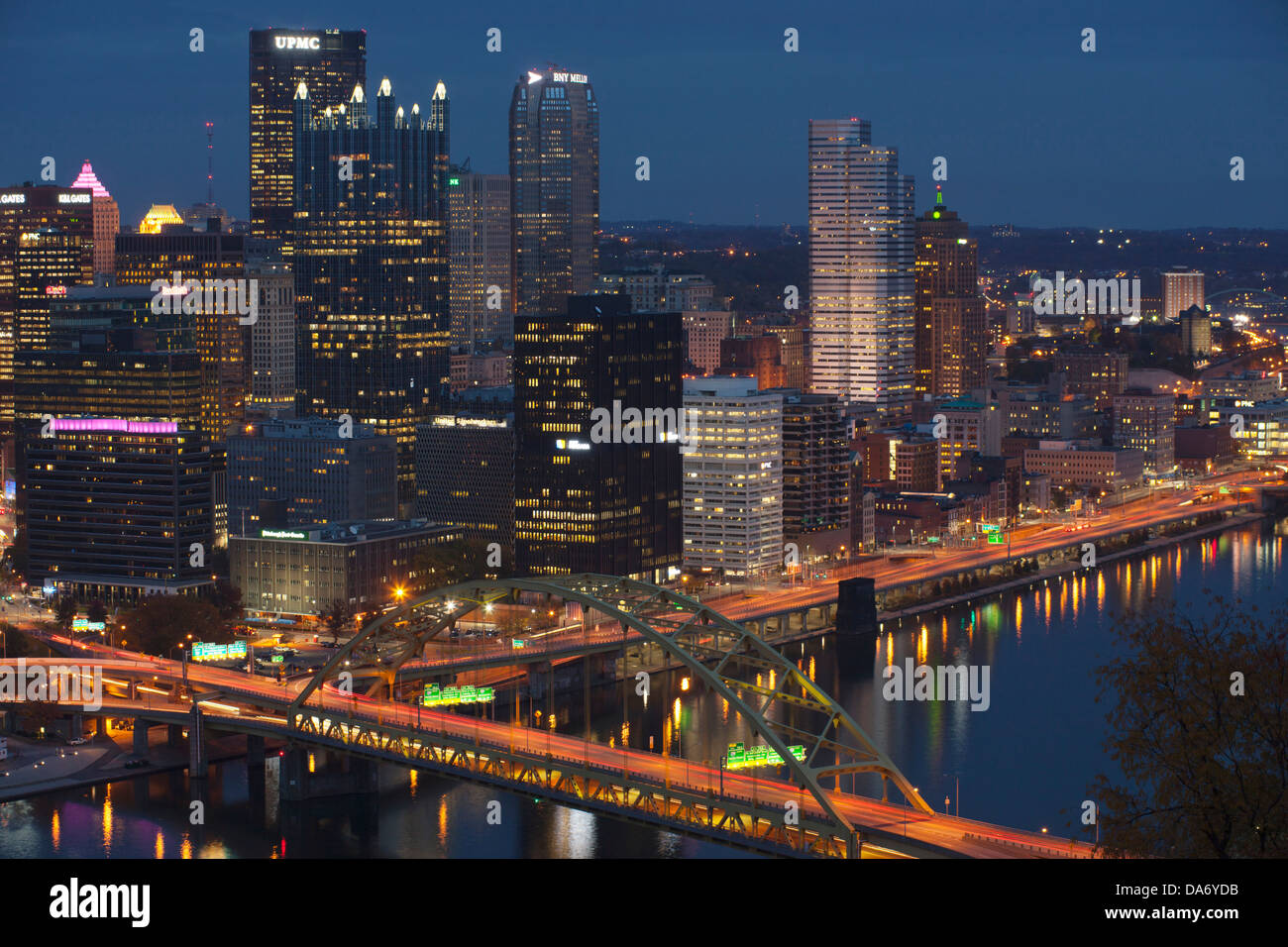 Fort Pitt Tunnel View Night