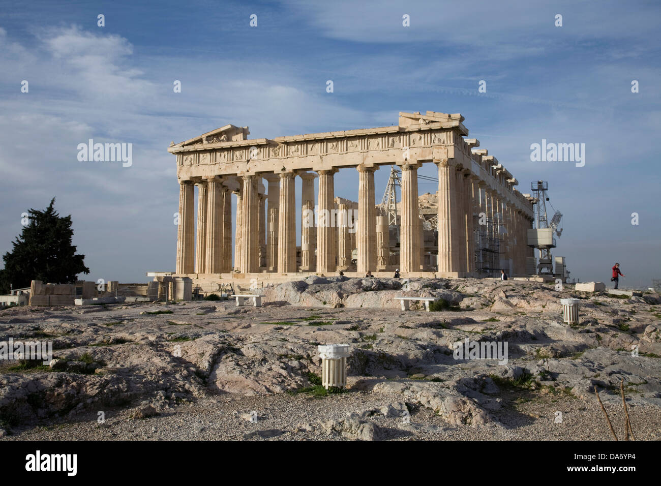 The Parthenon on the Acropolis in central Athens, Greece Stock Photo ...