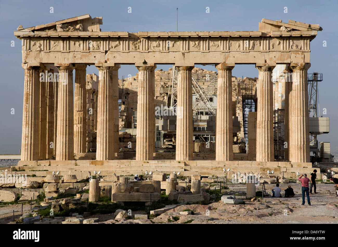 The Parthenon on the Acropolis in central Athens, Greece Stock Photo ...