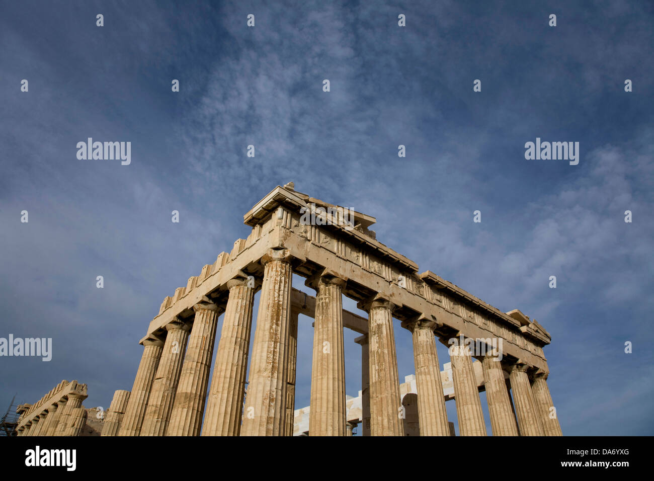 The Parthenon on the Acropolis in central Athens, Greece Stock Photo ...