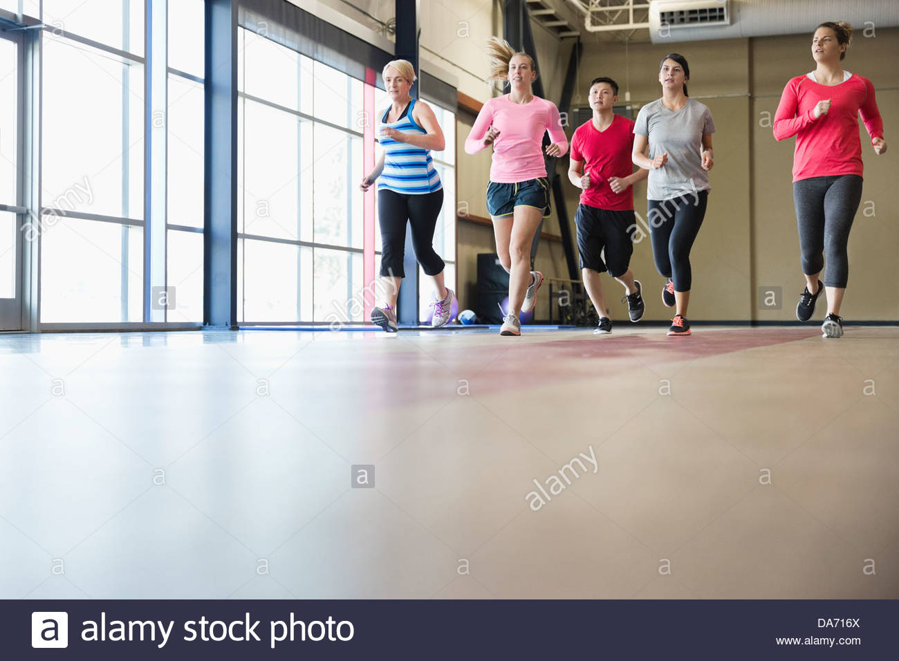 Jogging group men hi-res stock photography and images - Alamy
