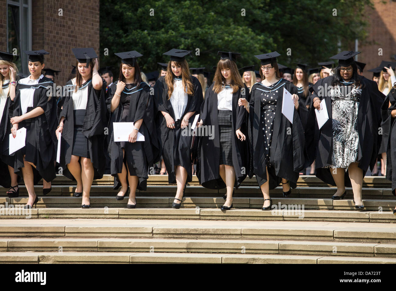 Birmingham, UK. 05th July, 2013. University of Birmingham students ...