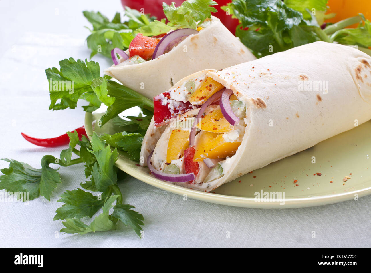 Wrap sandwich hi-res stock photography and images - Alamy