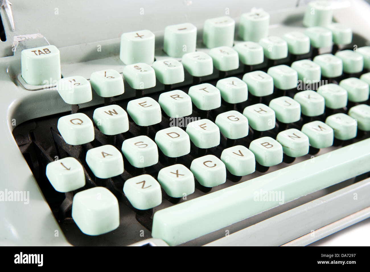 Close up of the old typewriter keyboard Stock Photo - Alamy