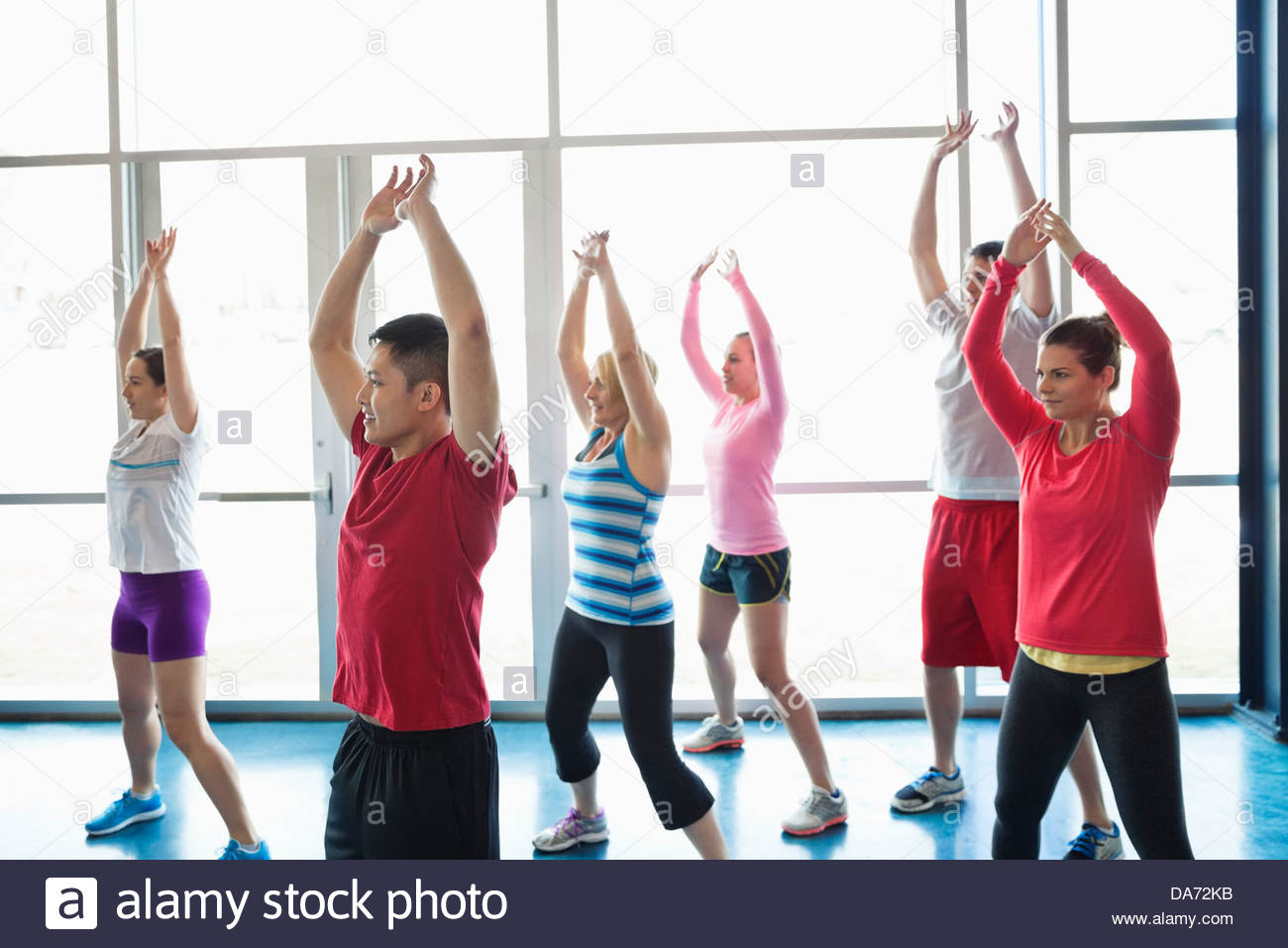 Exercising in space hi-res stock photography and images - Alamy