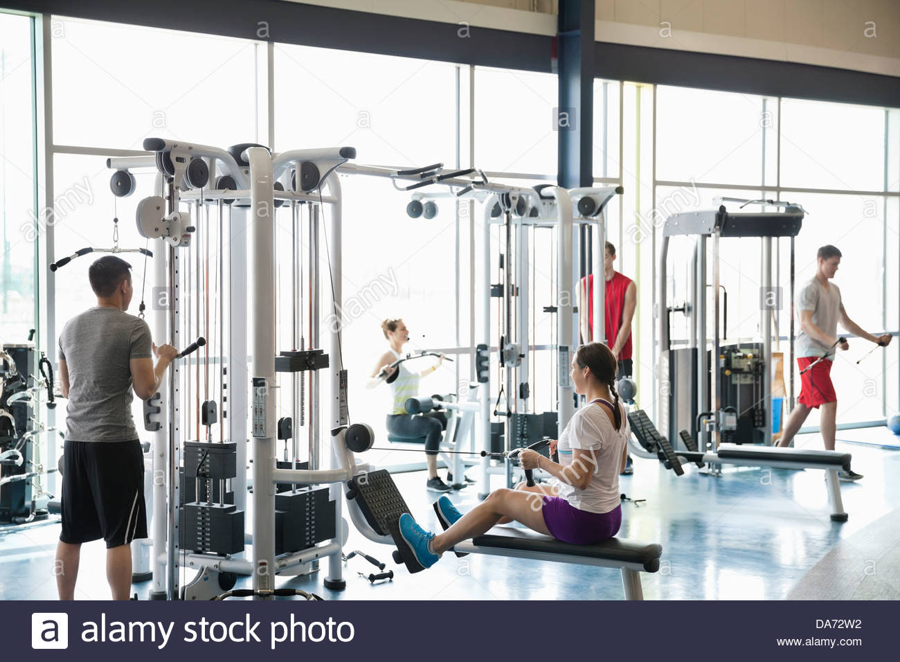 Gym machines hi-res stock photography and images - Alamy