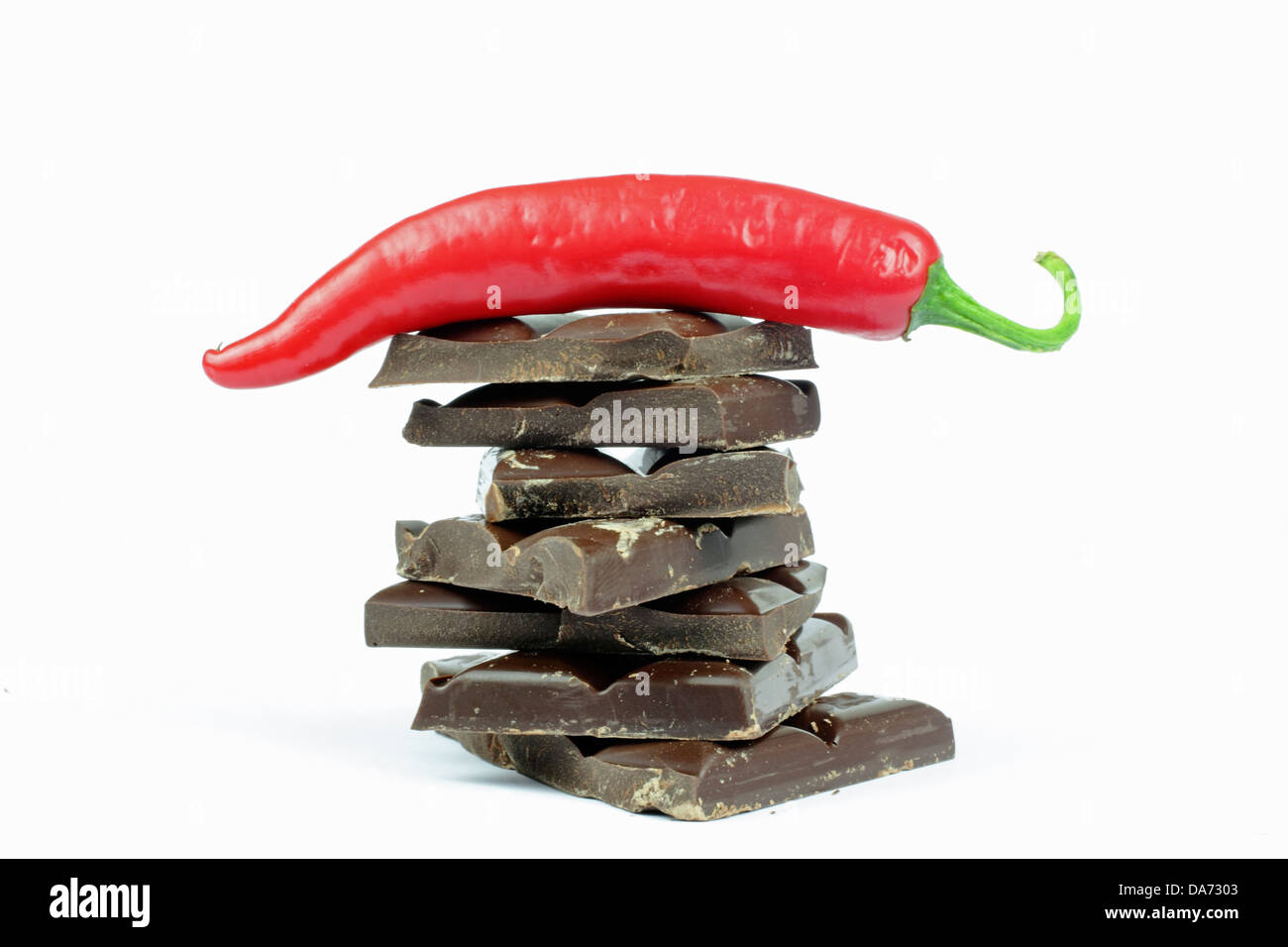 chocolate and peperoni Stock Photo - Alamy