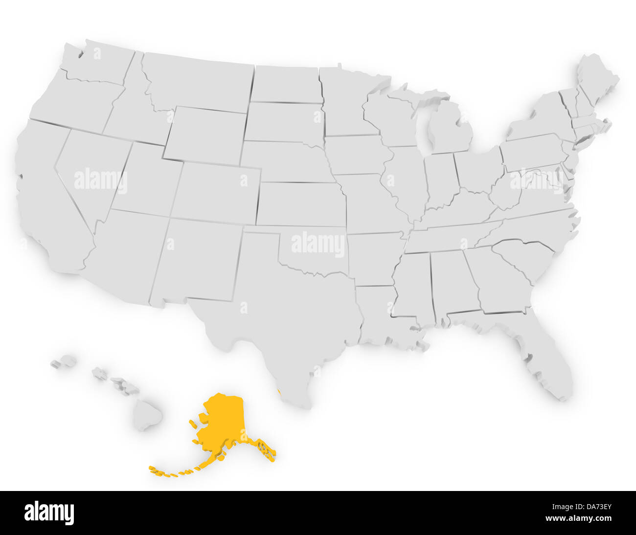 Time zone map united states hi-res stock photography and images - Alamy