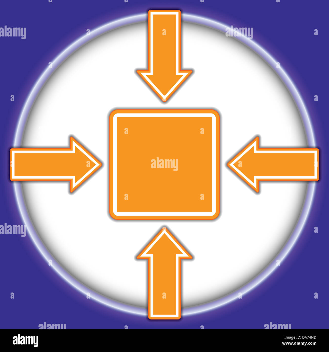 four reasons background with arrows pointing to your message Stock ...