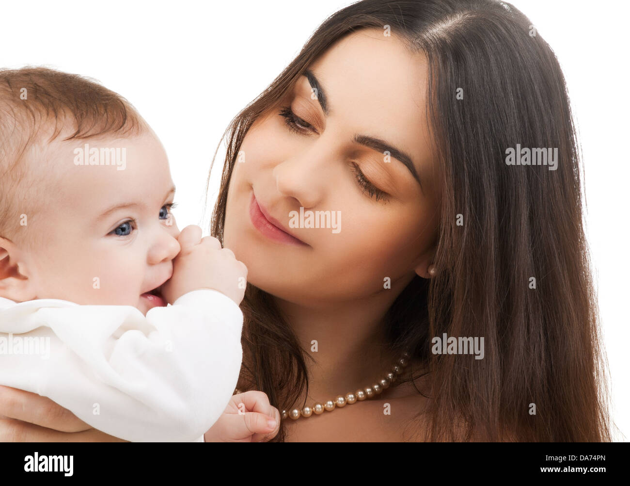 happy mother with adorable baby Stock Photo - Alamy