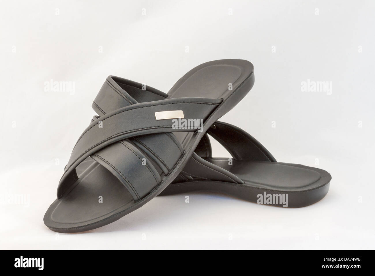 Black slippers hi-res stock photography and images - Alamy