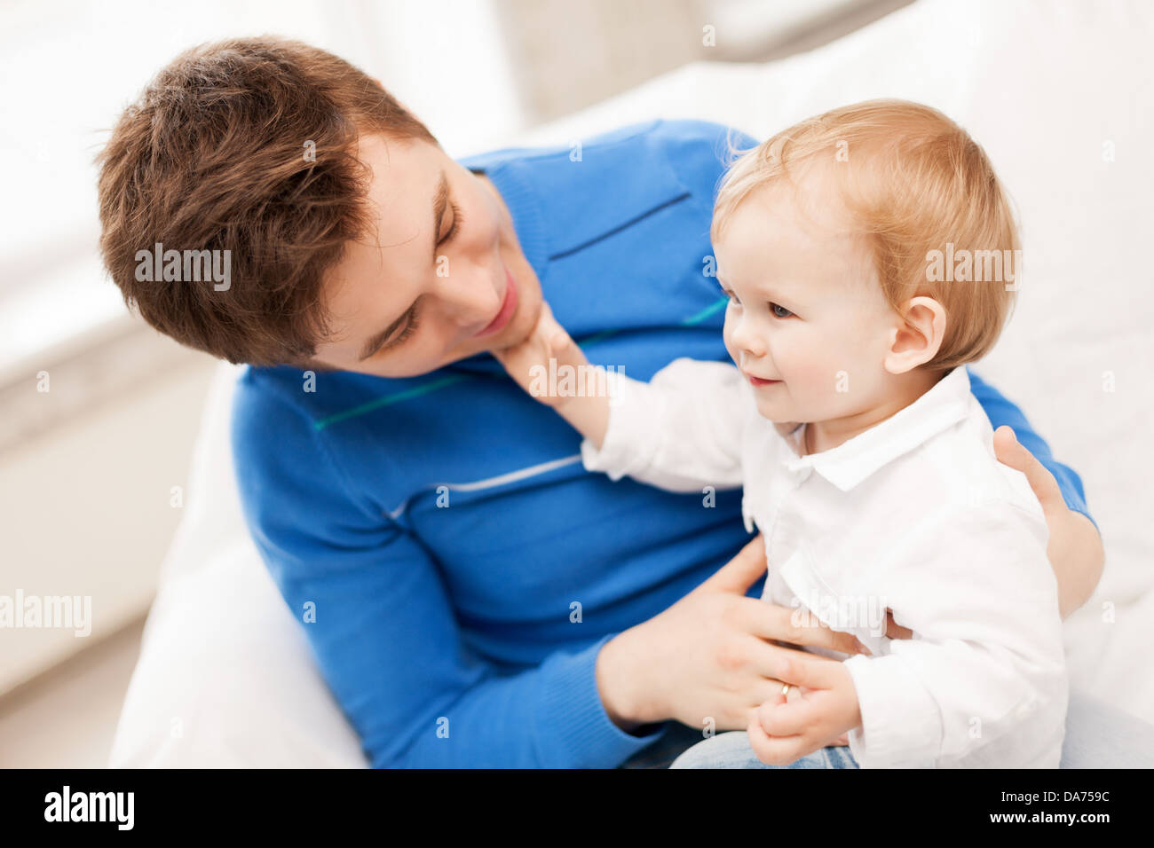 happy father with adorable baby Stock Photo - Alamy