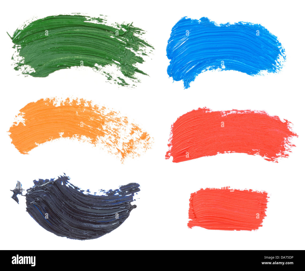 oil paint spot isolated on white background Stock Photo - Alamy