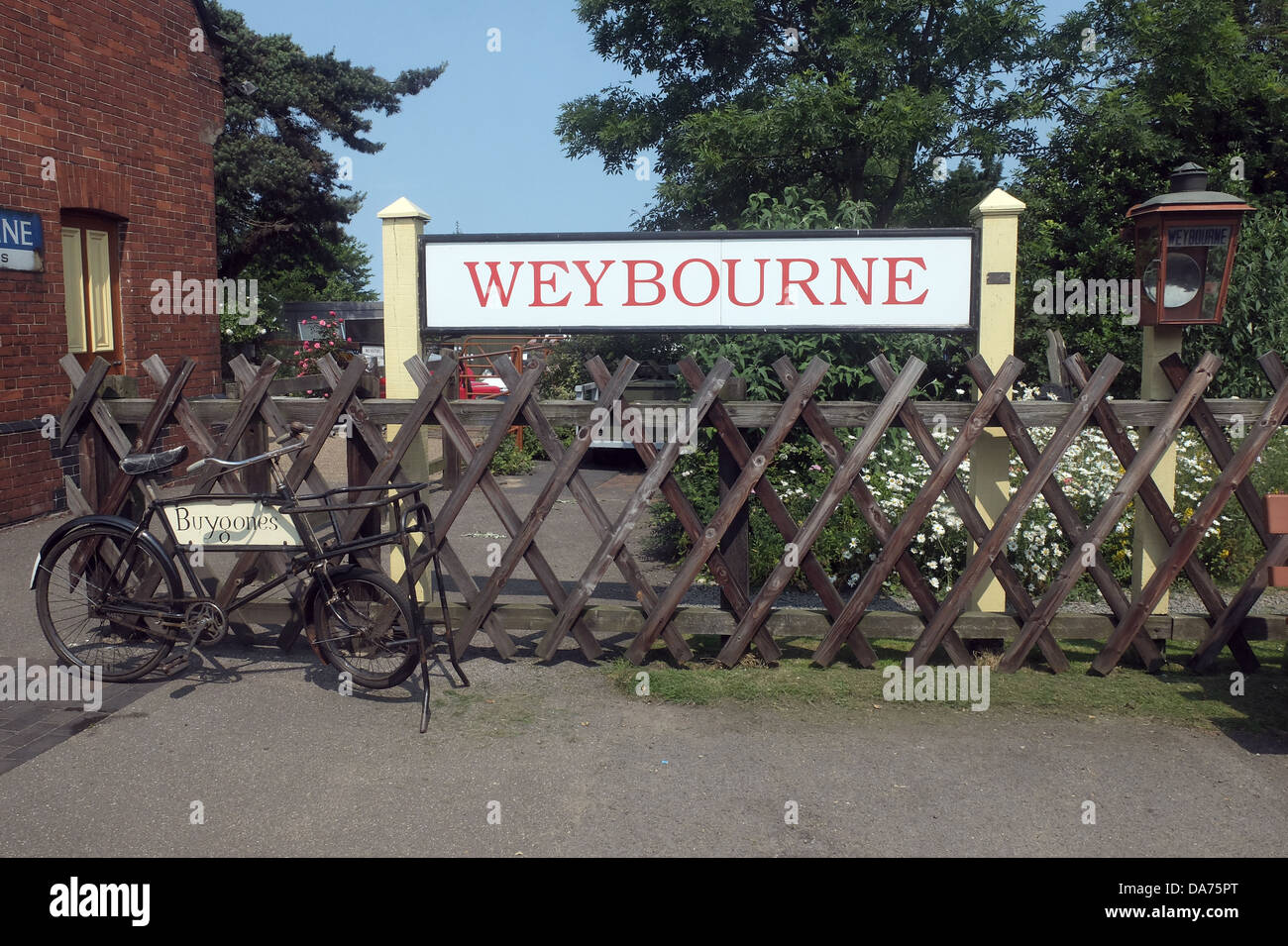 Weybourne station on the North Norfolk Railway England between ...