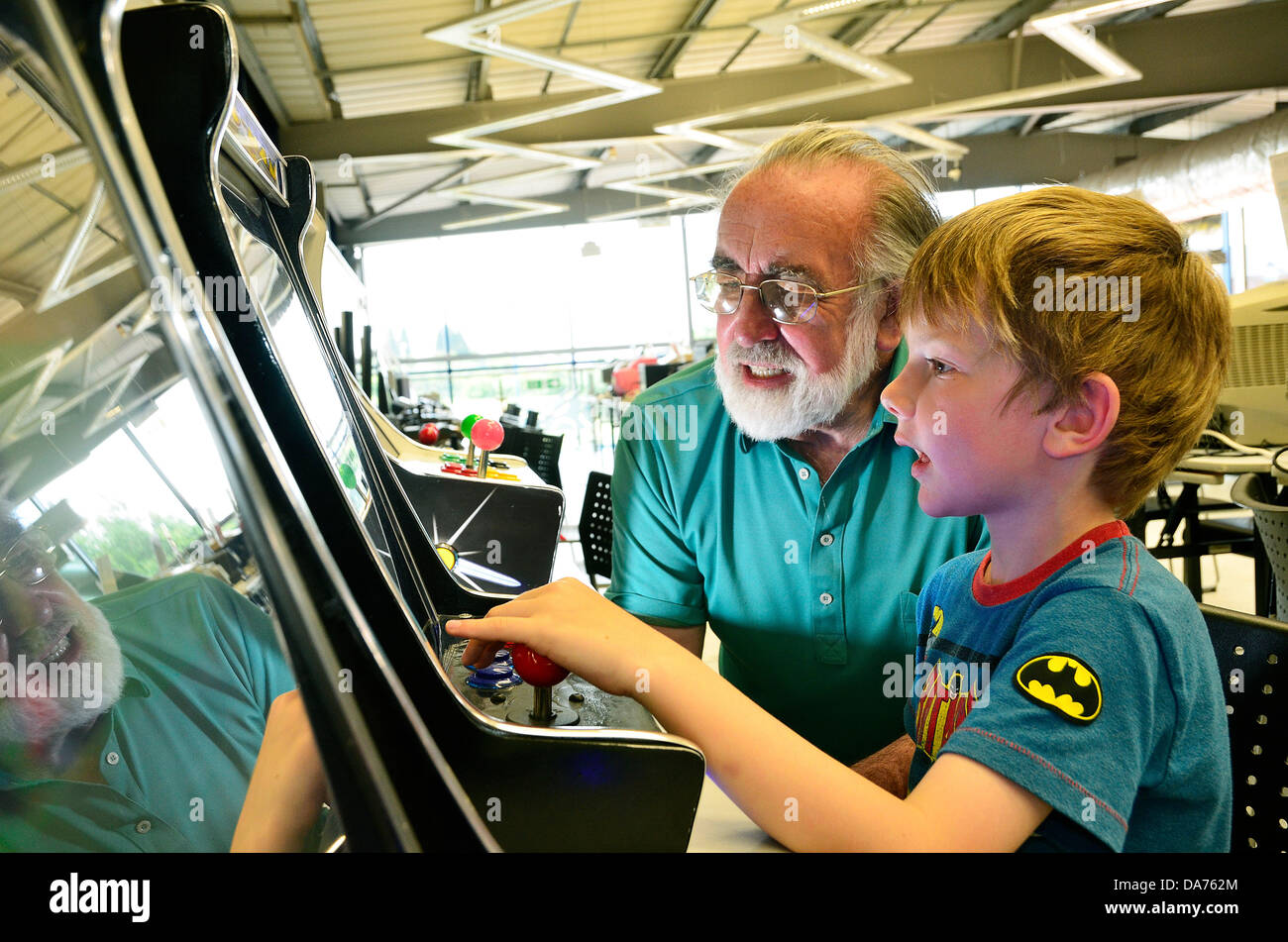 Coalville, UK. 5th July, 2013. 5yrs old Theo Miller with his ...