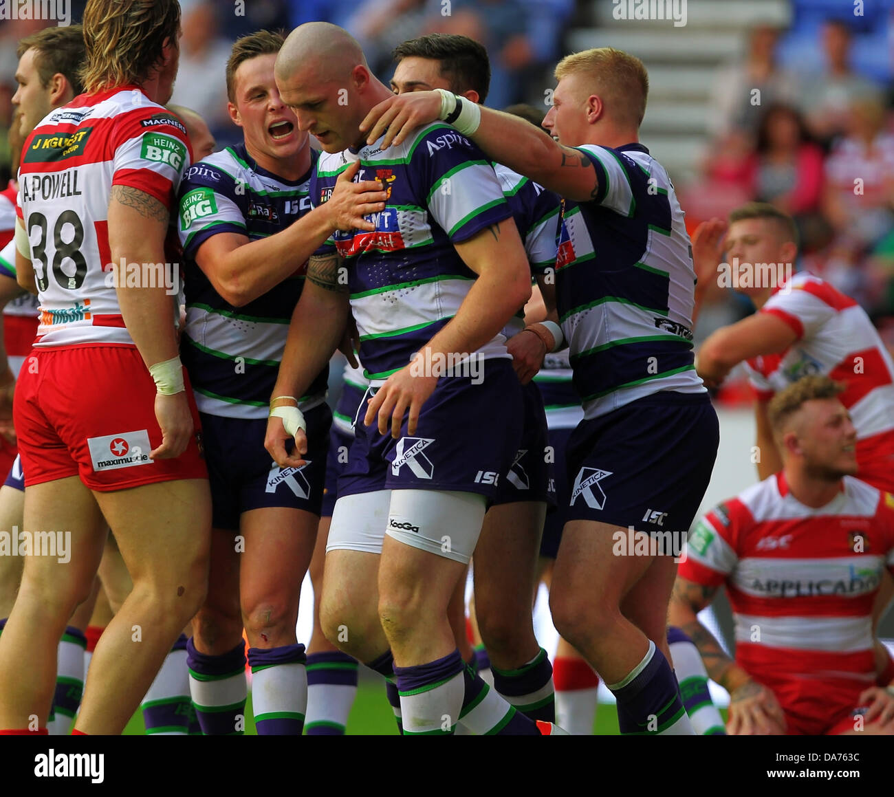 Wigan, Greater Manchester, UK. 05th July, 2013. Adam Sidlow of Bradford ...