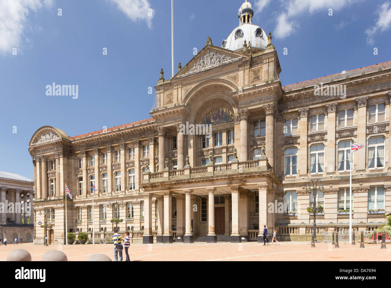 Victoria Square and the Council House building, Birmingham City Centre ...