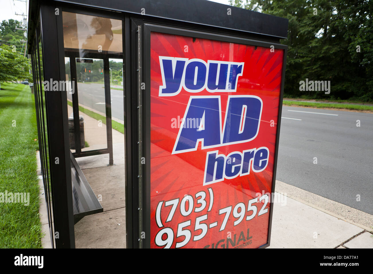 Bus stop ad hi-res stock photography and images - Alamy