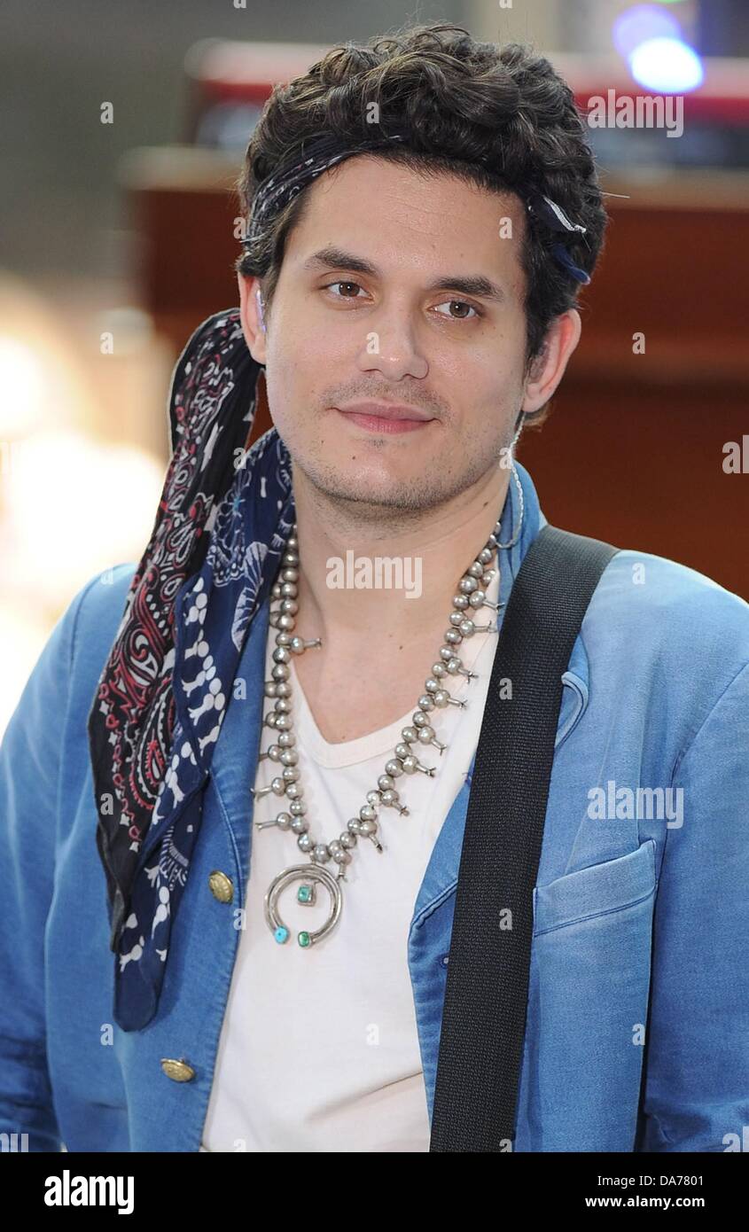 New York, NY. 5th July, 2013. John Mayer on stage for NBC Today Show ...