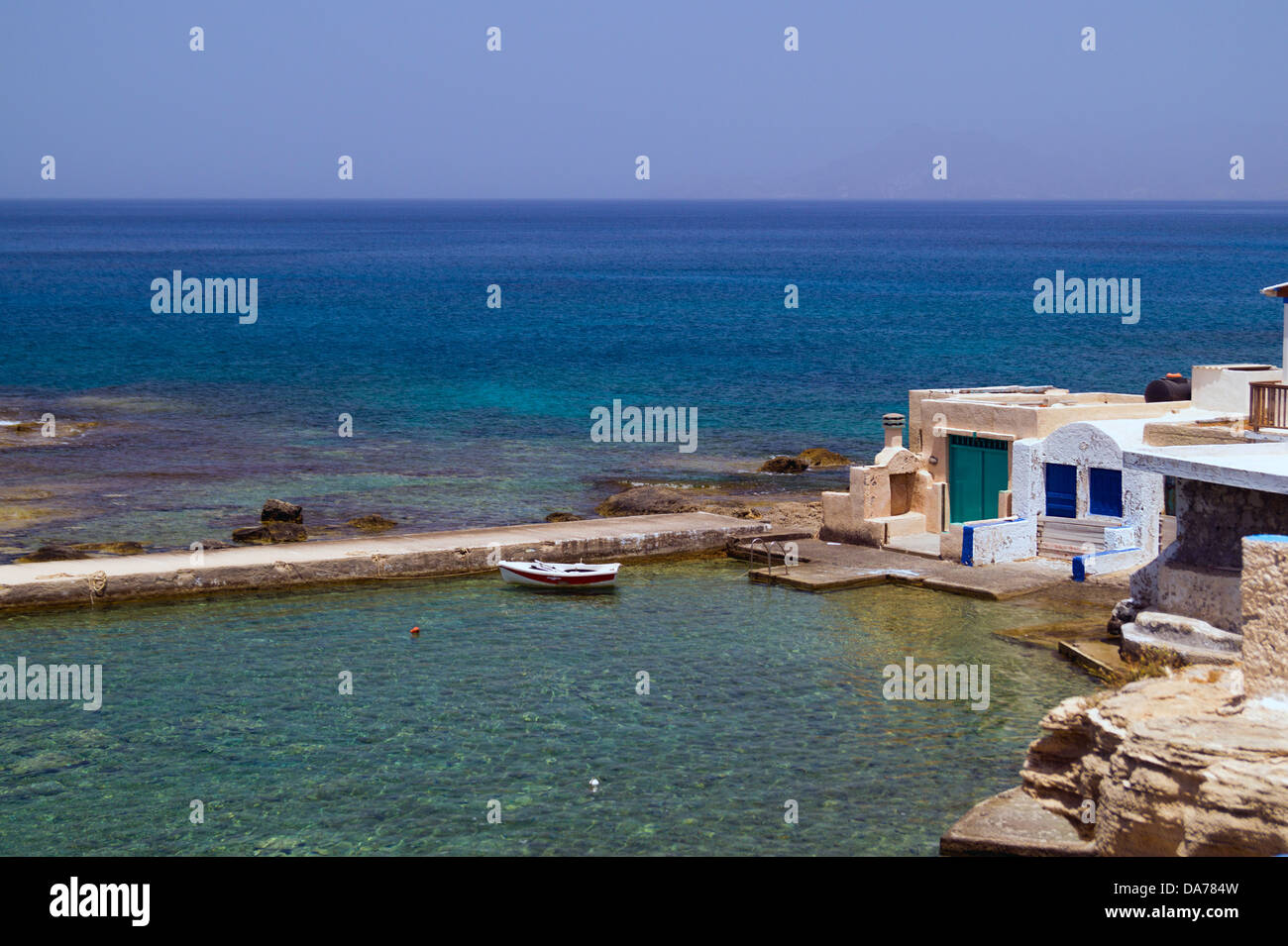 Traditional greek fishing village hi-res stock photography and images ...