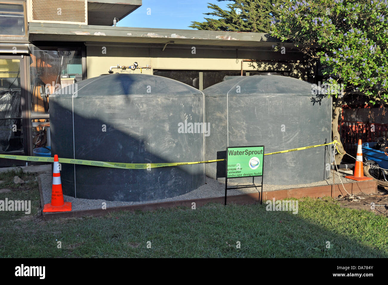 Rainwater catchment system Stock Photo - Alamy