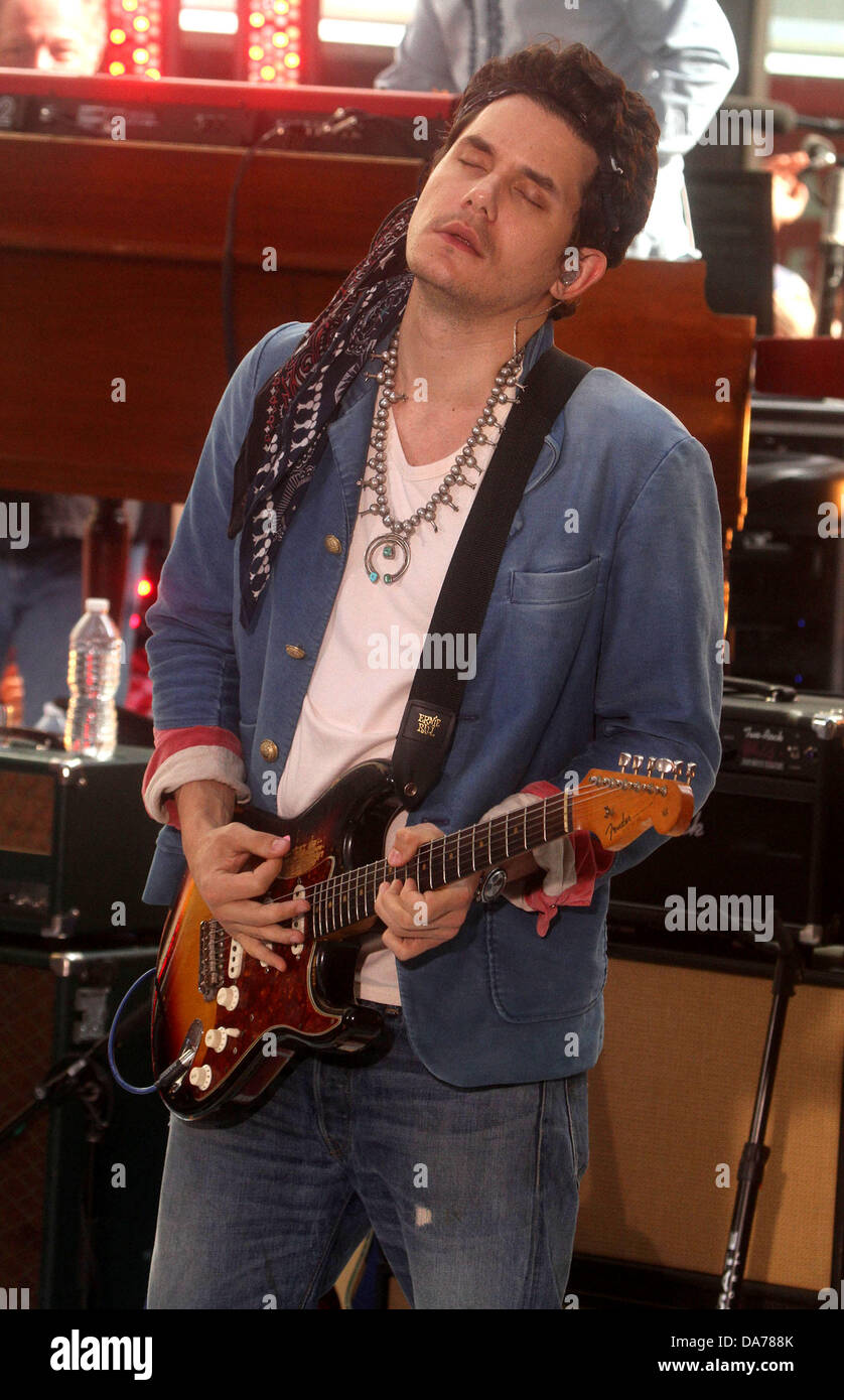 New York, New York, USA. 5th July, 2013. Singer/musician JOHN MAYER ...
