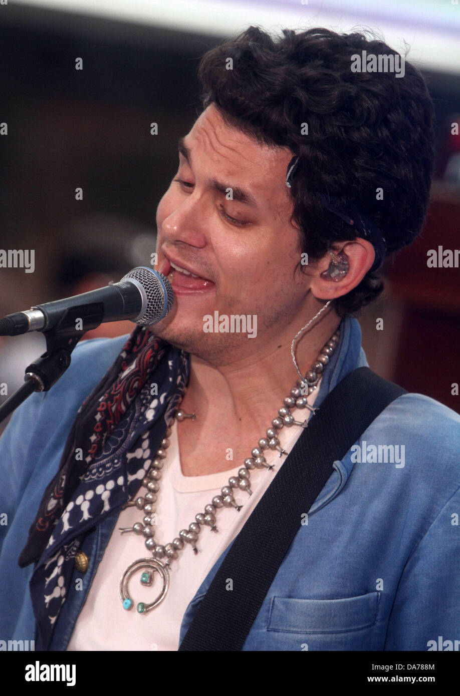 New York, New York, USA. 5th July, 2013. Singer/musician JOHN MAYER ...