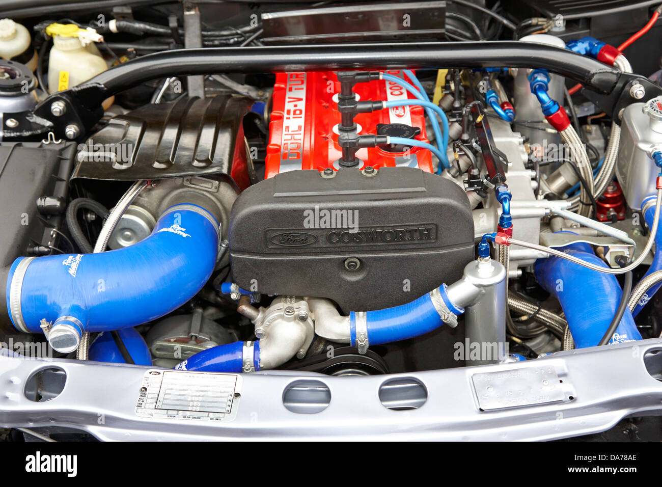 modified custom ford cosworth performance engine car show county down ...