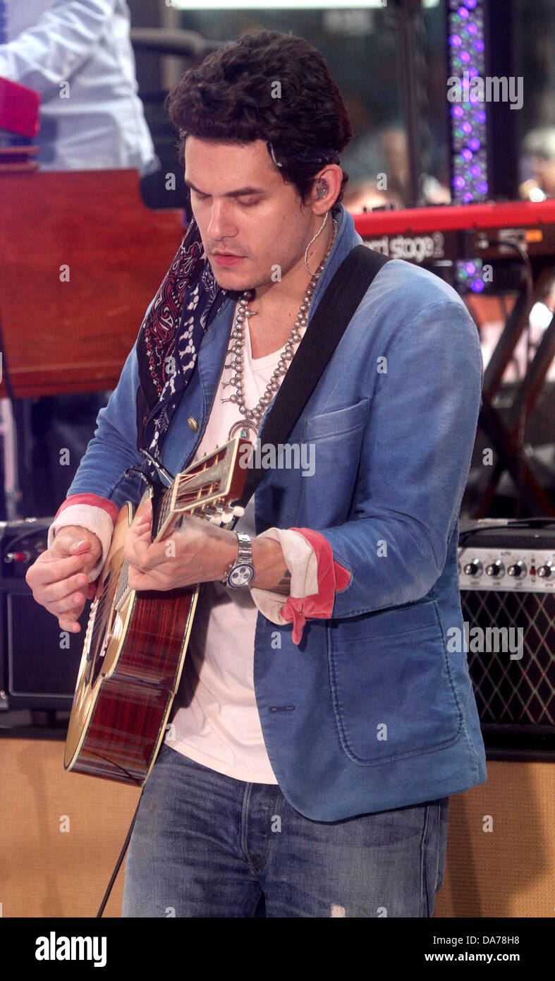 New York, New York, USA. 5th July, 2013. Singer/musician JOHN MAYER ...
