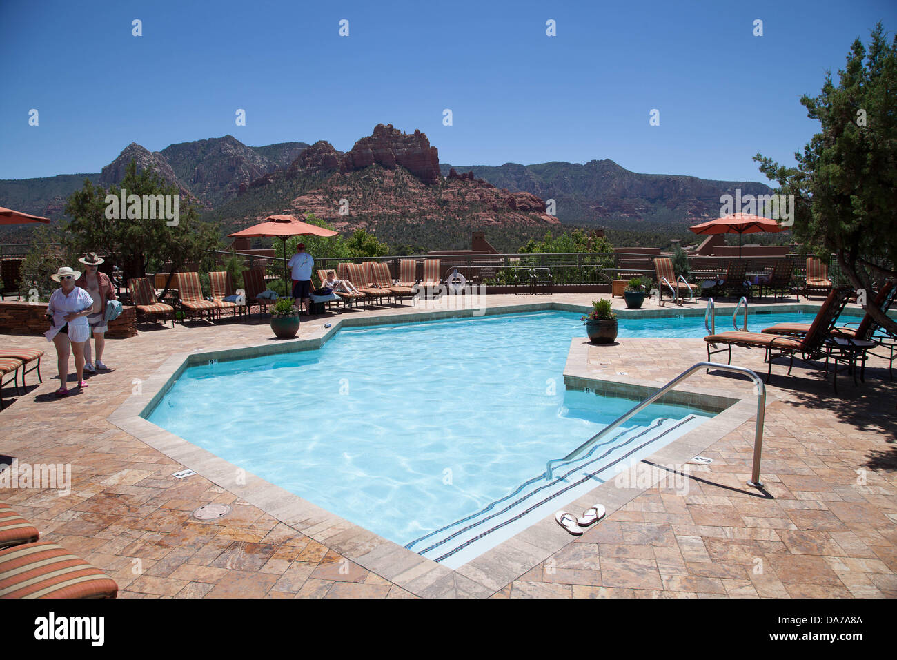 June 9, 2013 - Sedona, Arizona, U.S. - Swimming pool of the Hyatt Pinon ...