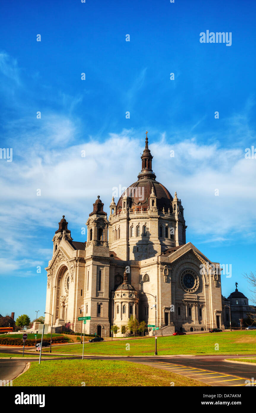 Cathedral of St. Paul, Minnesota in the morning Stock Photo - Alamy