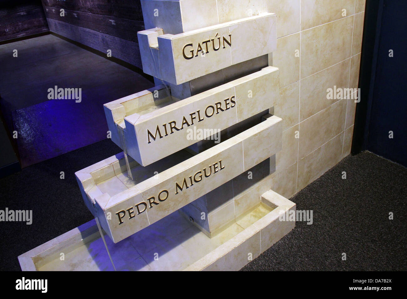 Panama Canal Visitor Center at Panama City. Replica of the Goethals ...