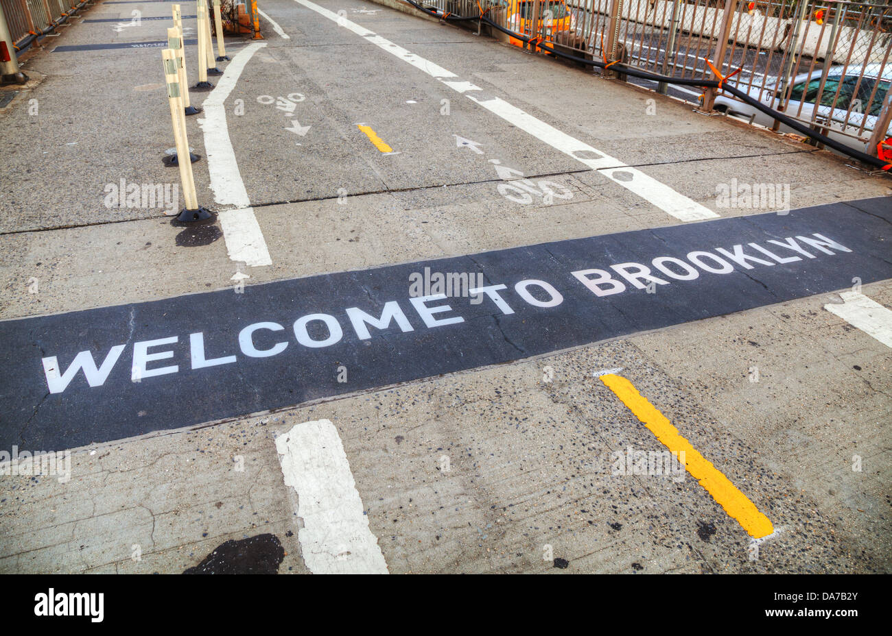 Brooklyn Bridge Sign High Resolution Stock Photography and Images - Alamy