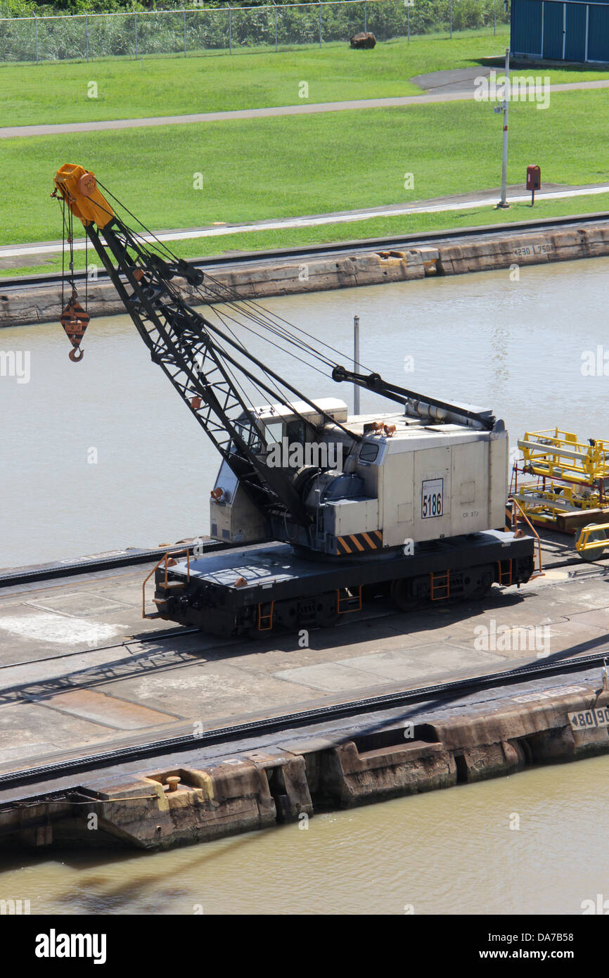 Heavy lift crane rail wagon hi-res stock photography and images - Alamy