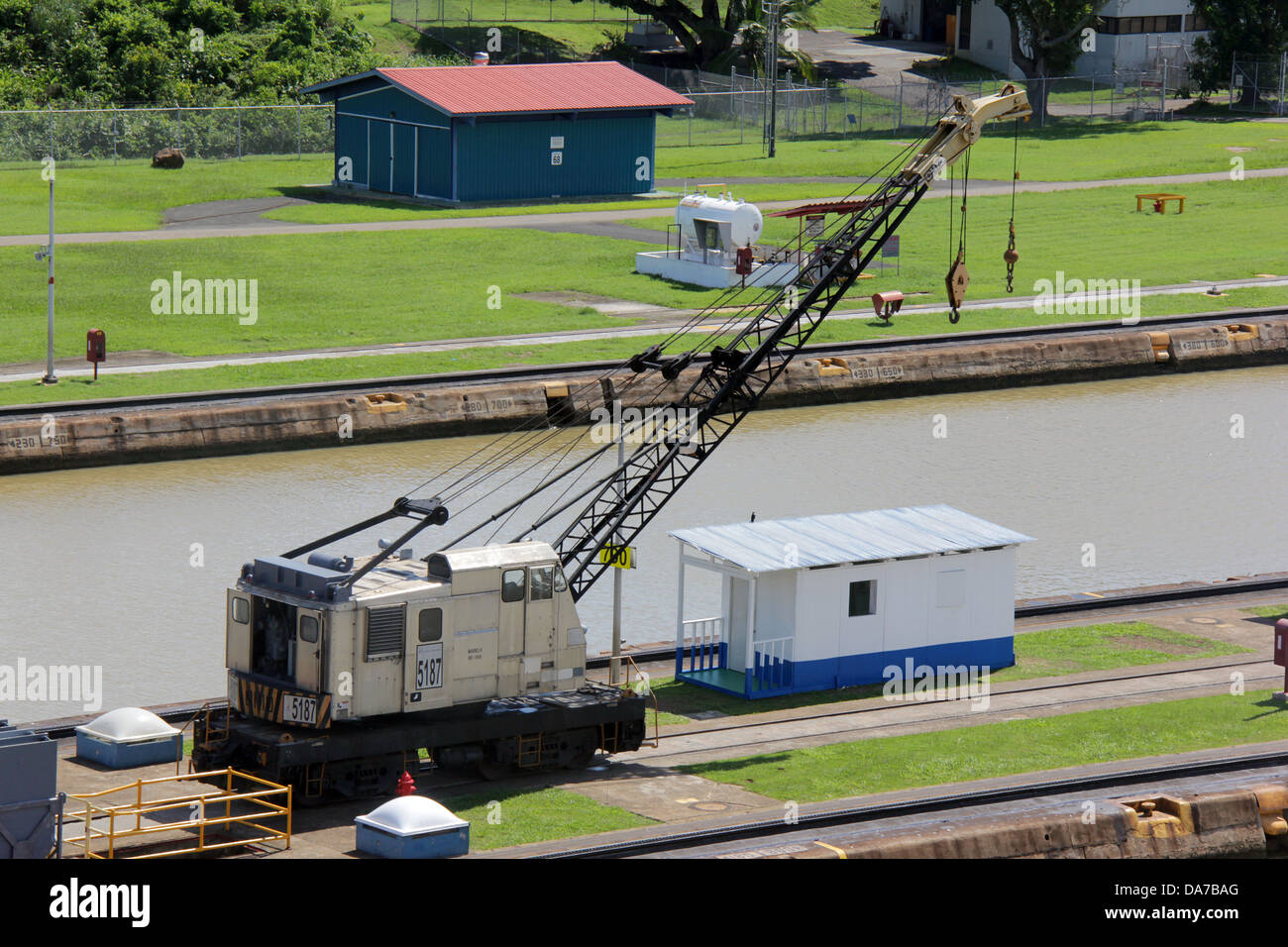 Heavy lift crane rail wagon hi-res stock photography and images - Alamy
