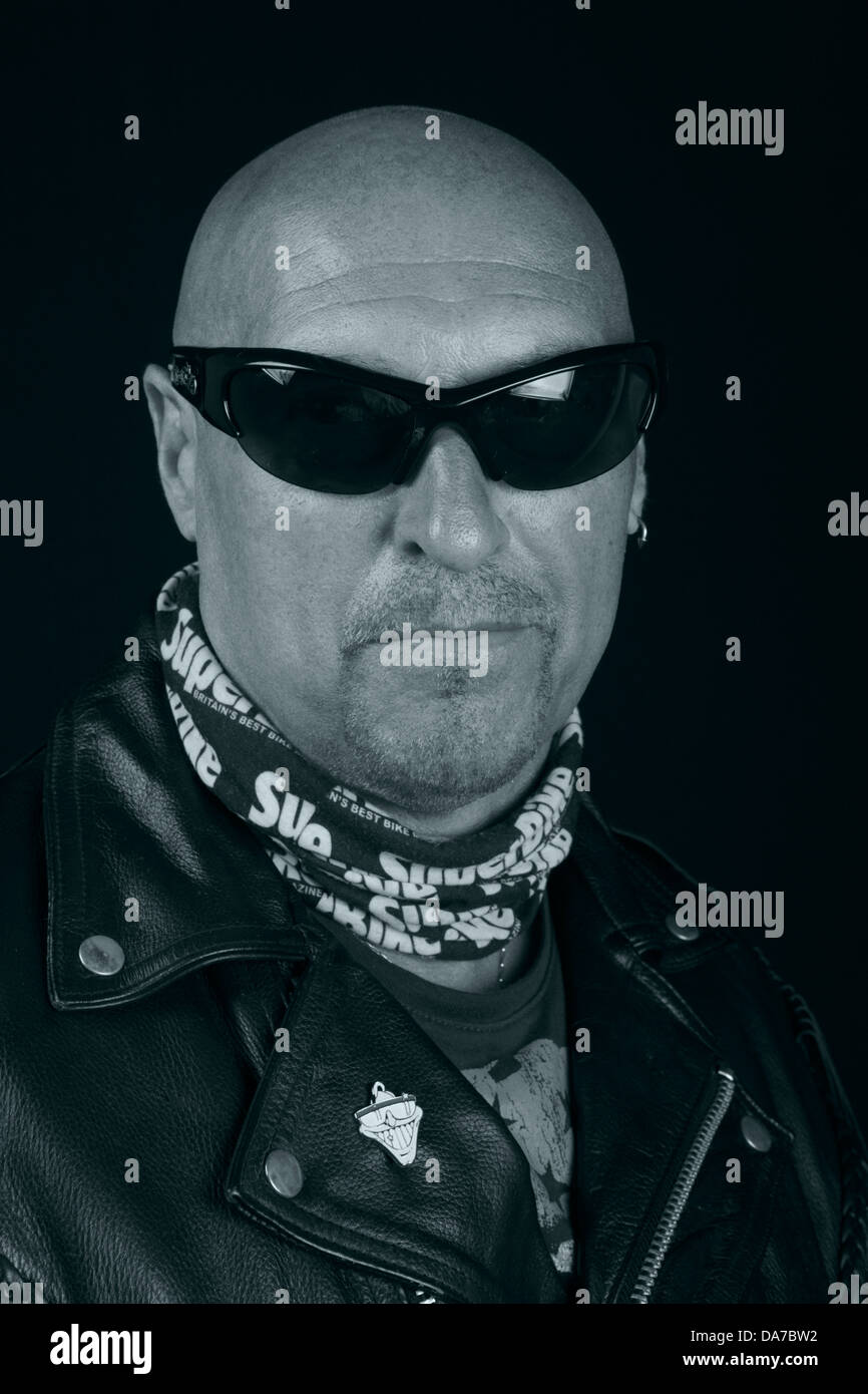 Mature bald man goatee hi-res stock photography and images - Alamy