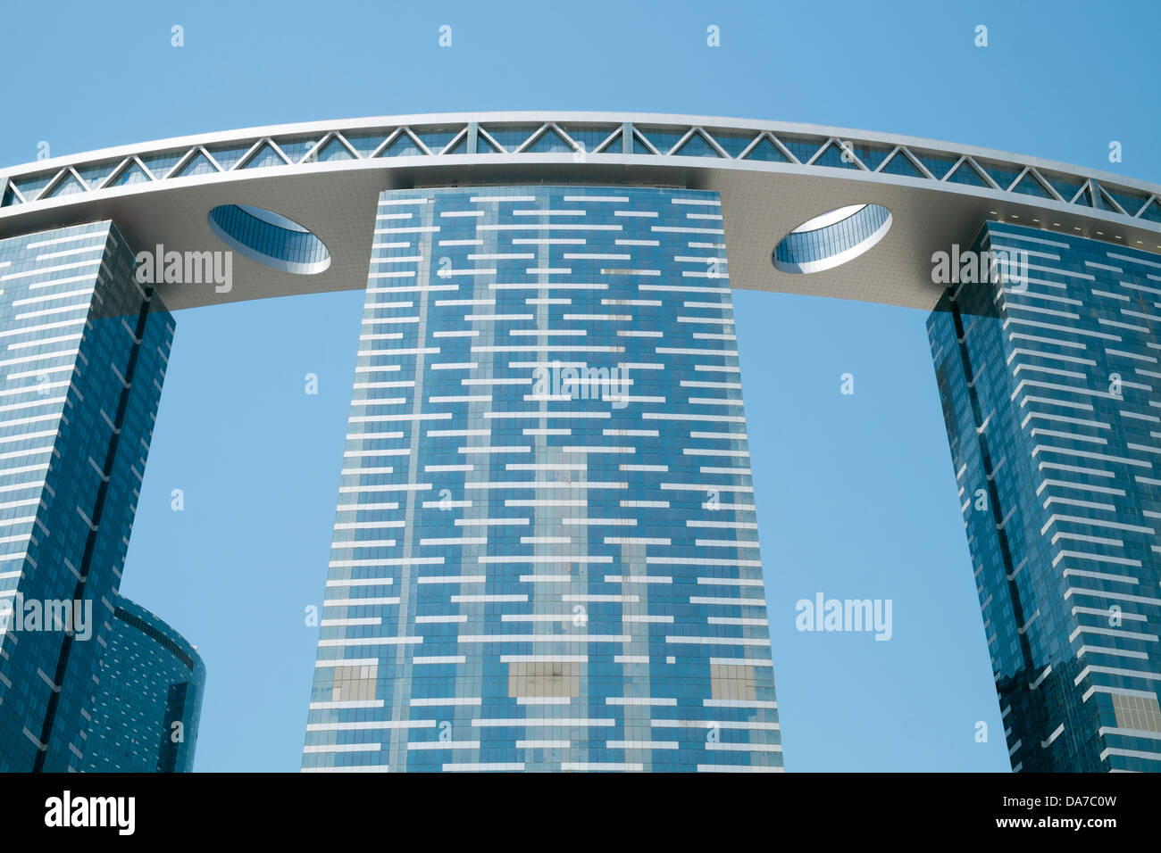 Abu dhabi gate towers hi-res stock photography and images - Alamy