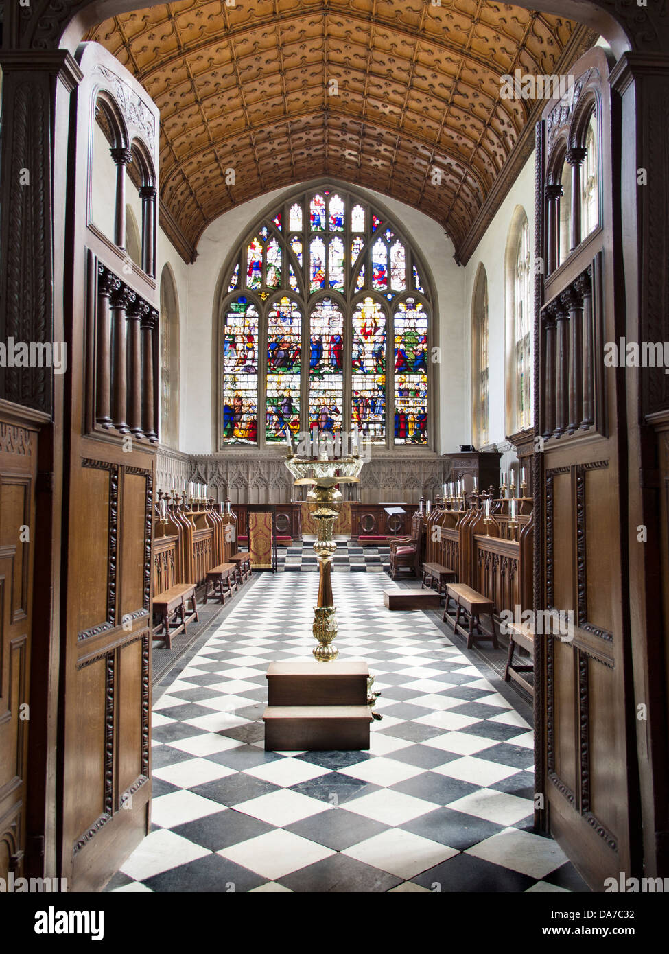Entrance to the Chapel of Wadham College, Oxford 1 Stock Photo - Alamy