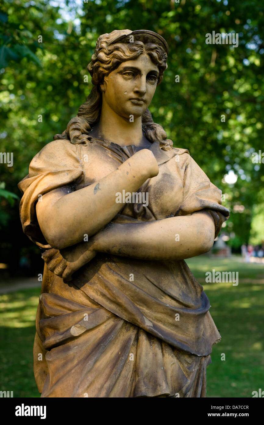 Euterpe, the Muse of Instrumental Music Stock Photo - Alamy