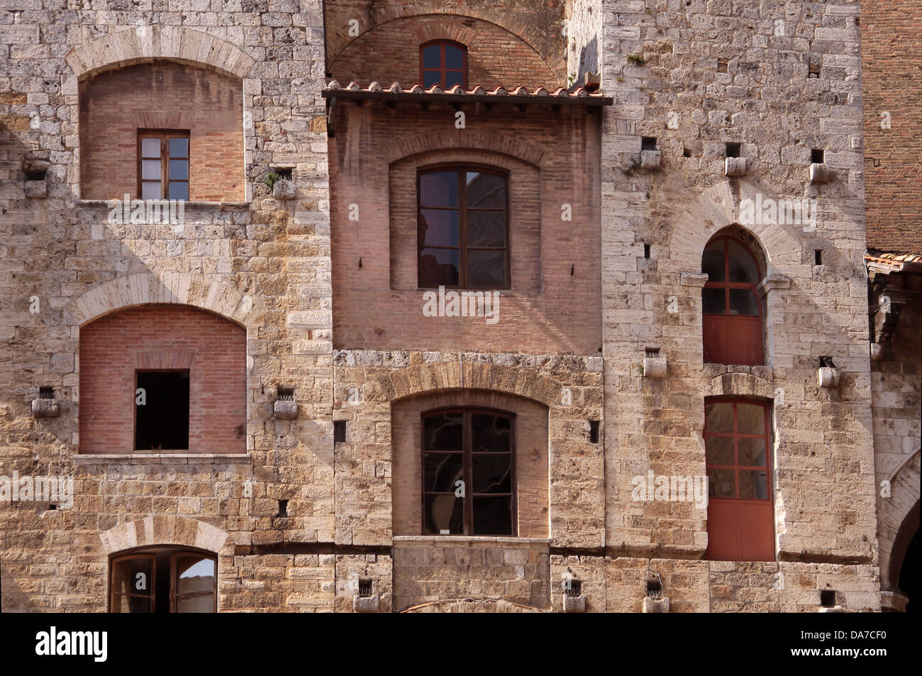 Torre Grossa Piazza Della Cisterna High Resolution Stock Photography ...