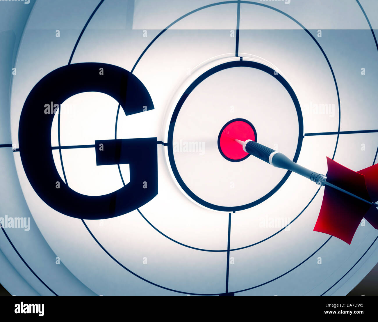 Go Showing Sign For Starting Or Beginning Stock Photo - Alamy