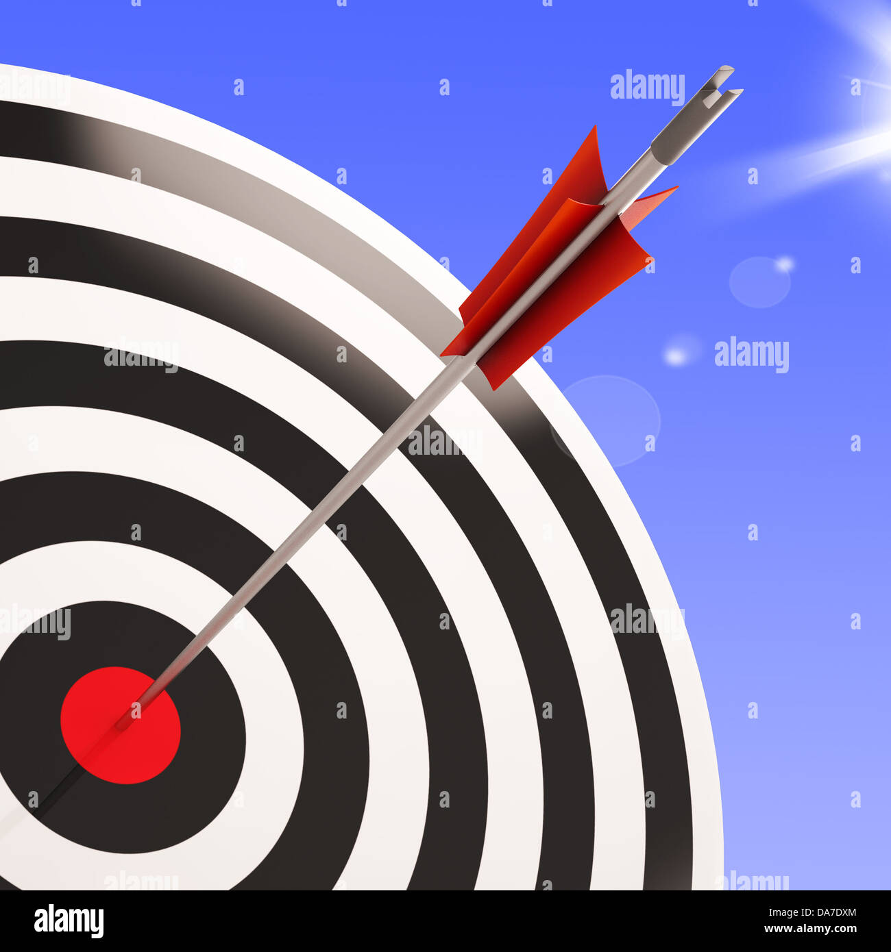 Target is achieved hi-res stock photography and images - Alamy