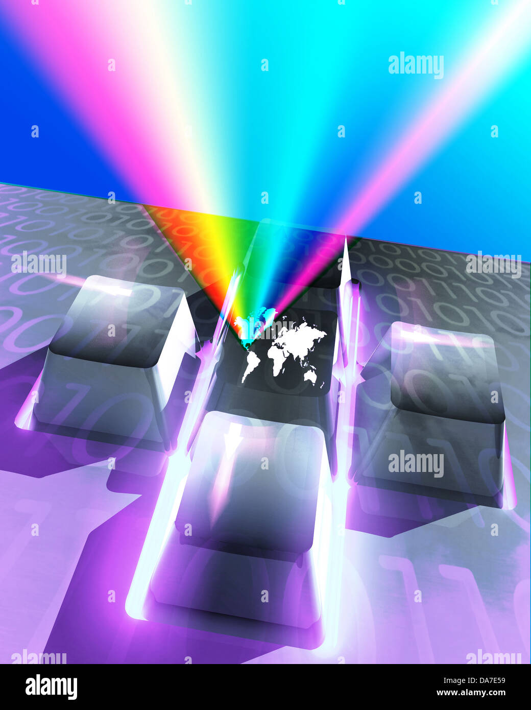 BINARY DATA PRISM COMPUTER KEYS SURVEILLANCE NSA WORLDWIDE SPY future ...