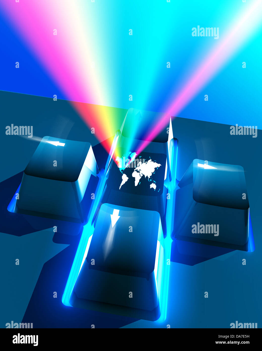 PRISM COMPUTER KEYS SURVEILLANCE NSA WORLDWIDE SPYING internet data ...