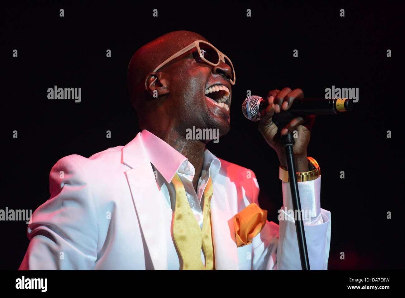 Los Angeles, California, USA. 5th July, 2013. Musician- AARON HALL and ...