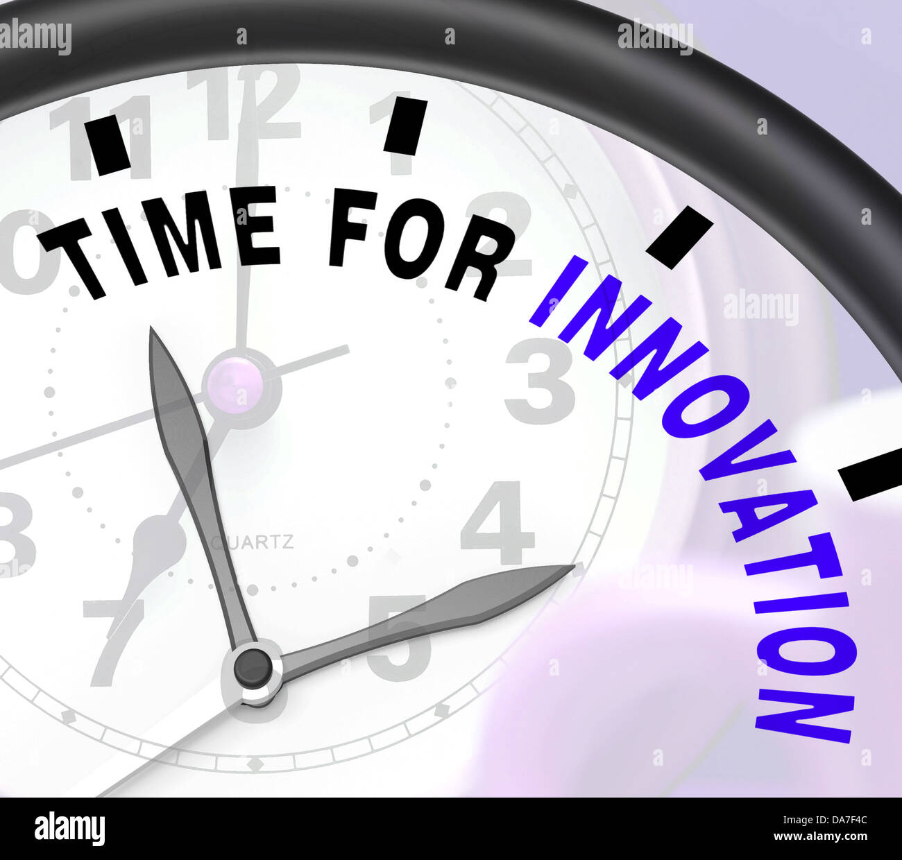 Time For Innovation Showing Creative Development And Ingenuity Stock ...