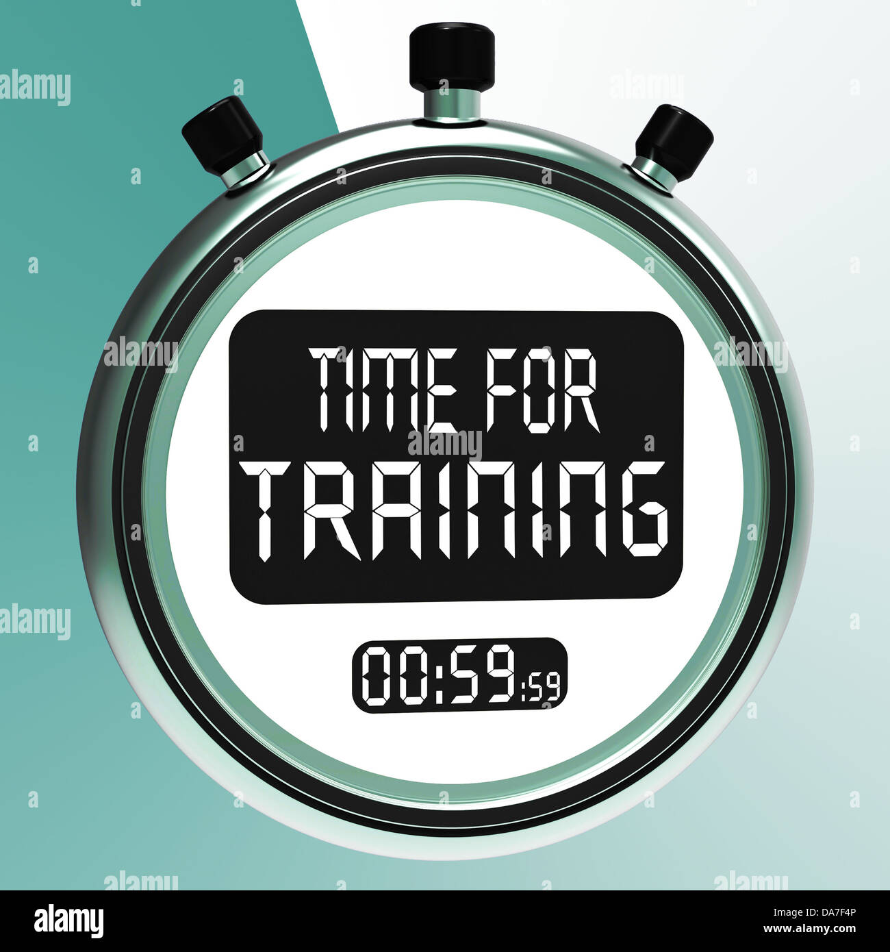 Time For Training Message Means Coaching And Instructions Stock Photo ...